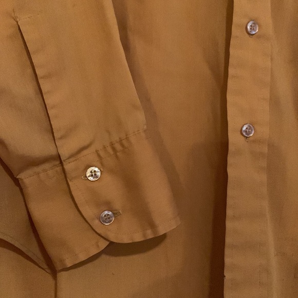 Arrow | Tops | Vintage Kent Collection By Arrow Mustard Yellow Button ...